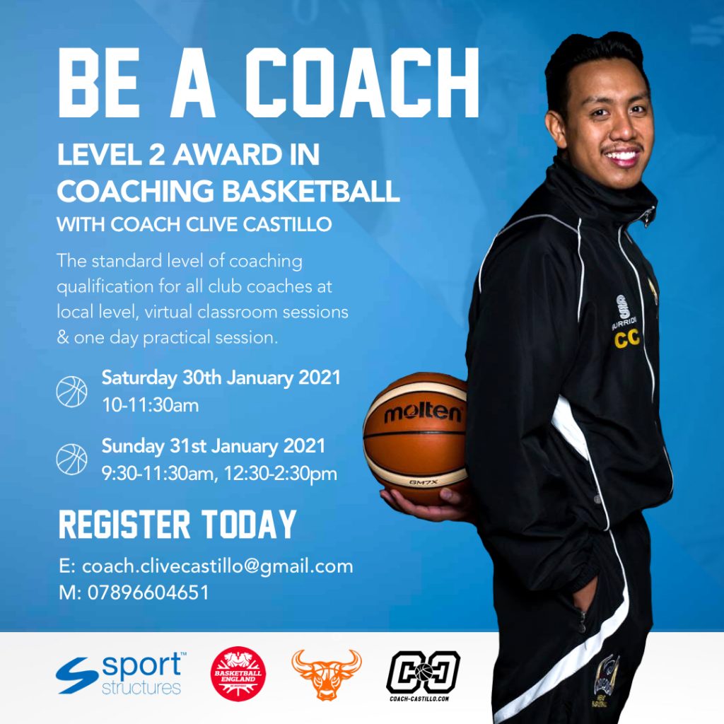 BE A COACH and gain your official Basketball England Level 2 in ...